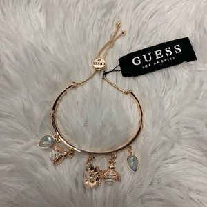 Guess | Jewelry | Guess Slider Bee And Flower Charms Bracelet | Poshmark